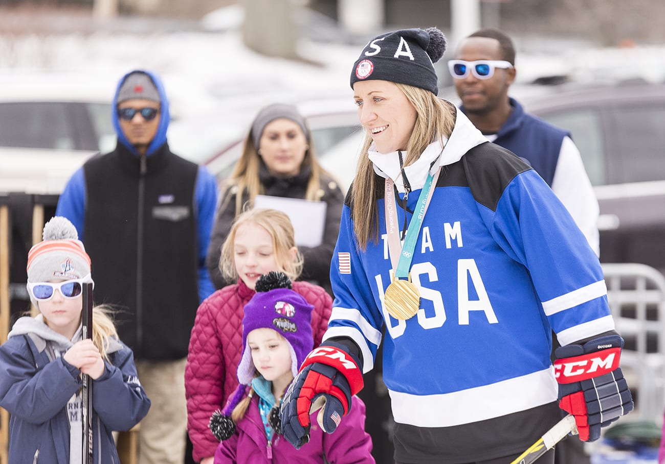 Photos: Olympic Gold-Medalist Meghan Duggan visits Saugus - Itemlive