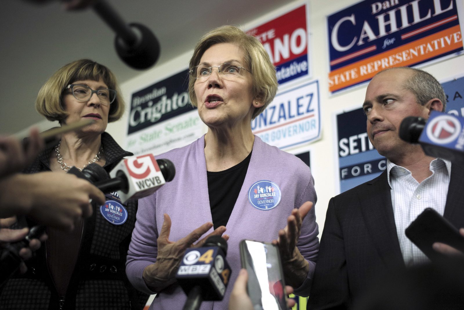 Associated Press: Warren, Baker win re-election in Massachusetts - Itemlive