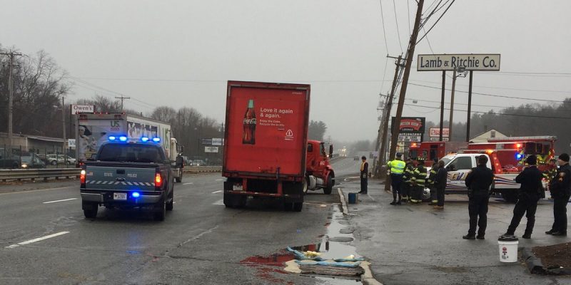 Route 1 North reopens after Coca-cola truck accident - Itemlive : Itemlive