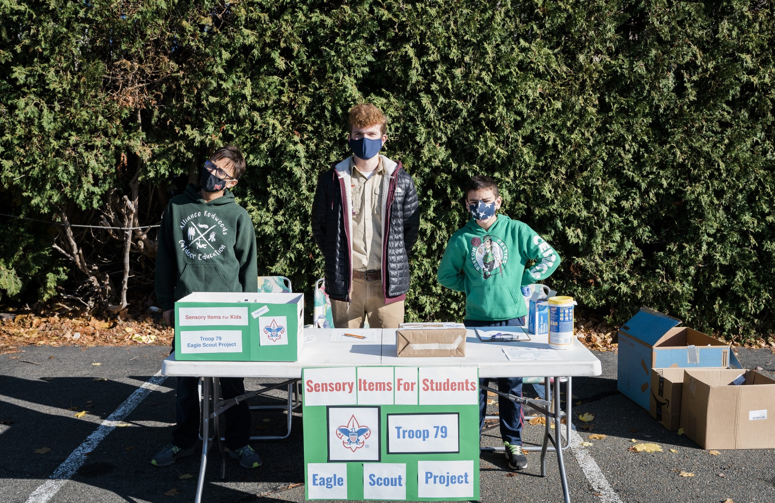 Marblehead scout gives back to students - Itemlive