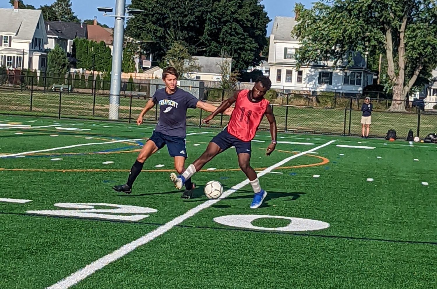 Lynn Tech boys soccer scrimmages Swampscott - Itemlive